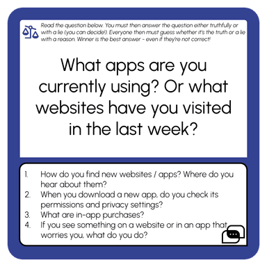 Talk Online Safety | The card game about internet safety