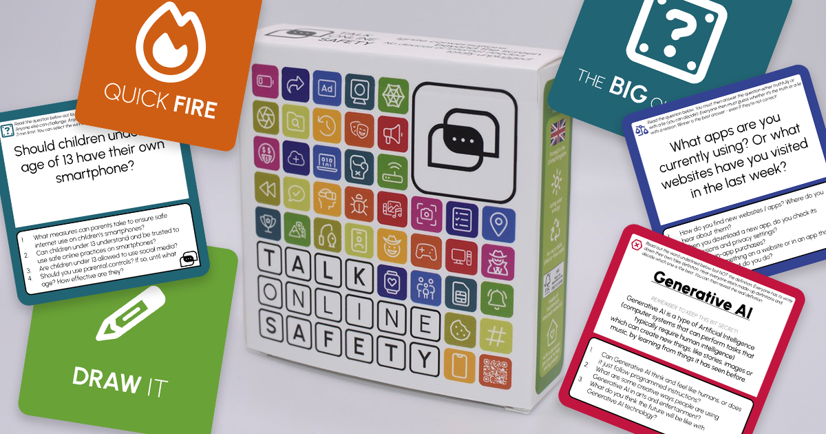 Talk Online Safety | The card game about internet safety